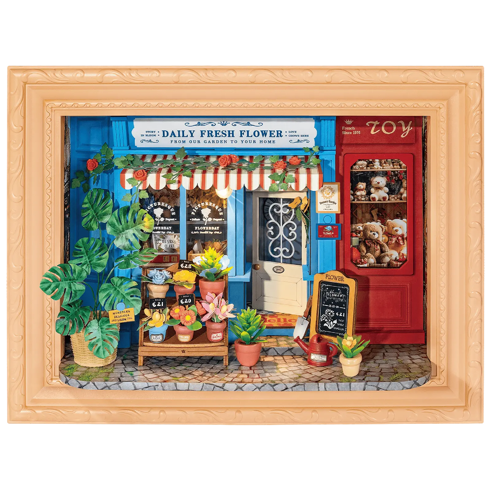 Robotime Daily Fresh Flower | Bloemwinkel diorama | Robotime Nederland