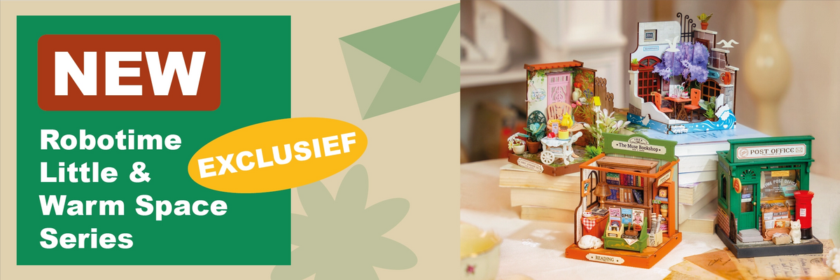 Robotime Nederland | Houten bouwsets en DIY miniatuurhuisjes