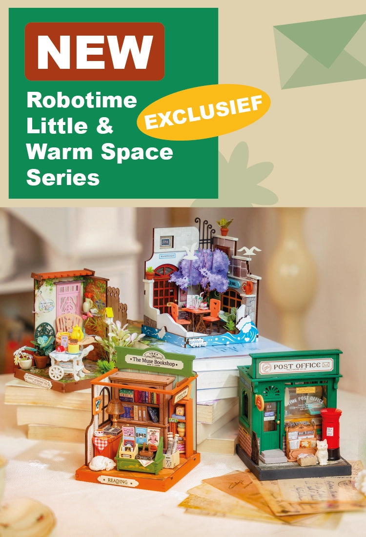 Robotime Nederland | Houten bouwsets en DIY miniatuurhuisjes