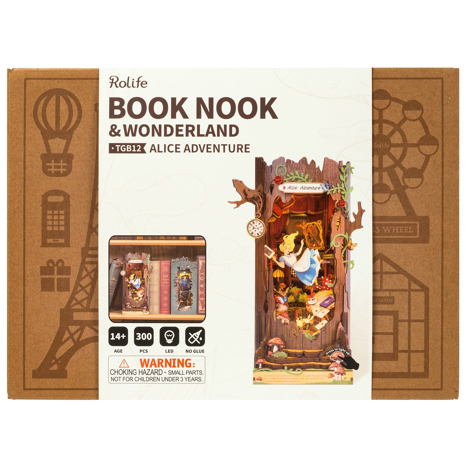 Robotime Alice Adventure | Sprookjes book nook | Robotime Nederland