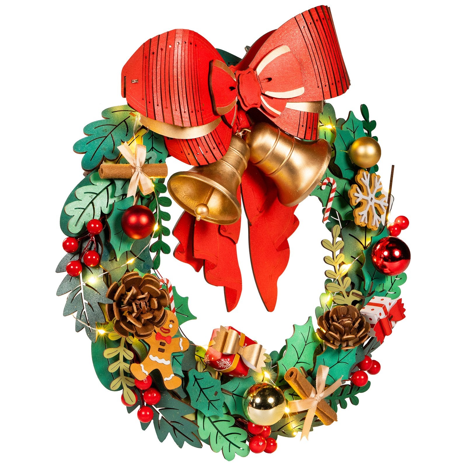 Robotime Christmas Wreath | Houten DIY kerstkrans | Robotime Nederland